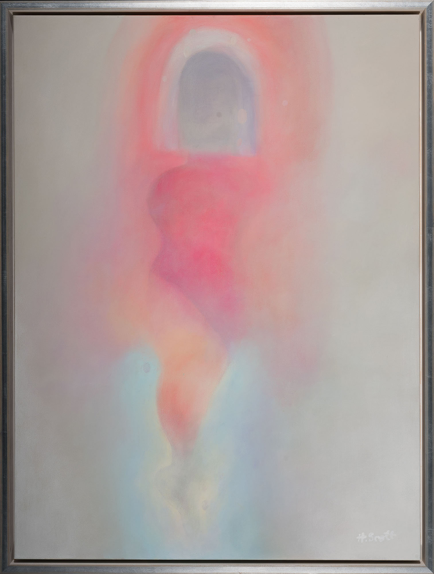 RFA Decor Calm Figure 2 by H. Scott - Floater Frame Painting on Canvas ...