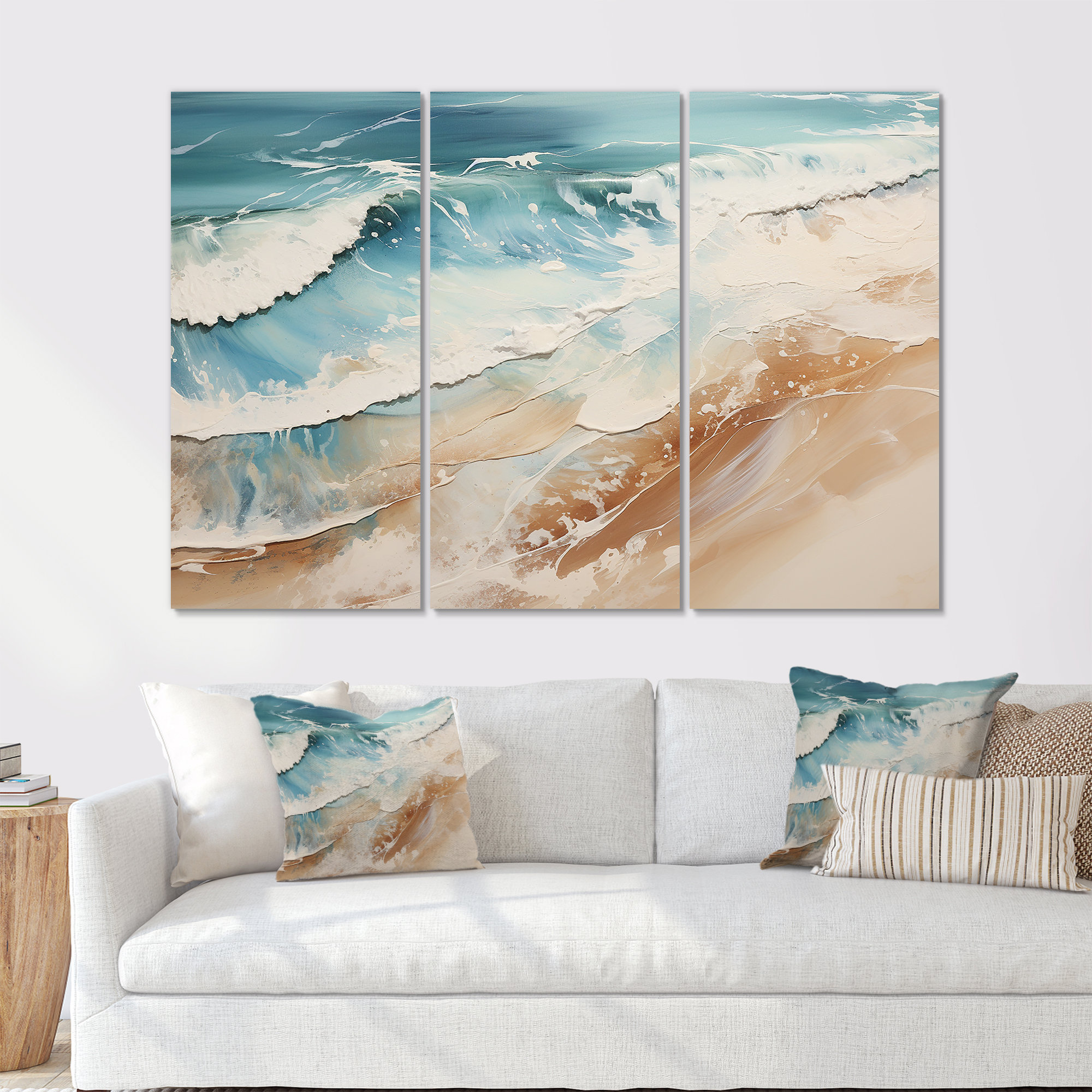 Dovecove Minimalism Coastal Beach Fusion - Beach Wall Decor Set ...