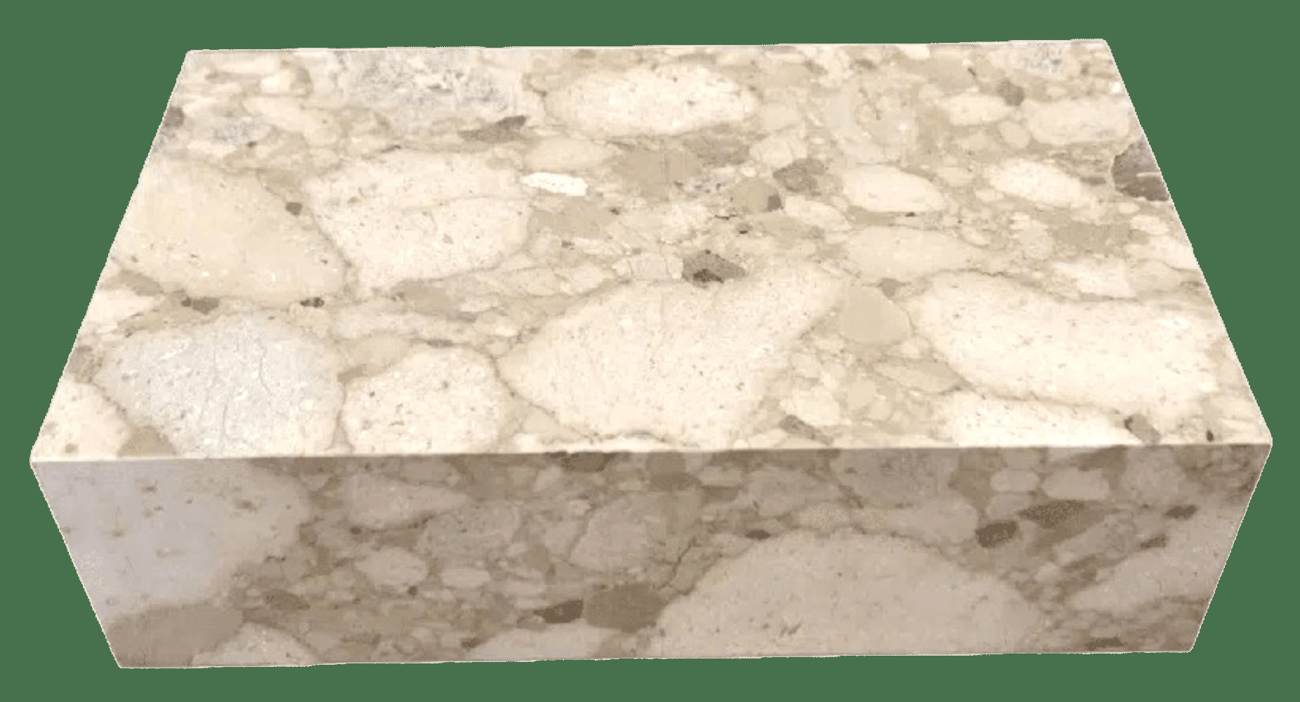 BETACH Table basse en marbre véritable beige - marbre Breccia - Wayfair ...