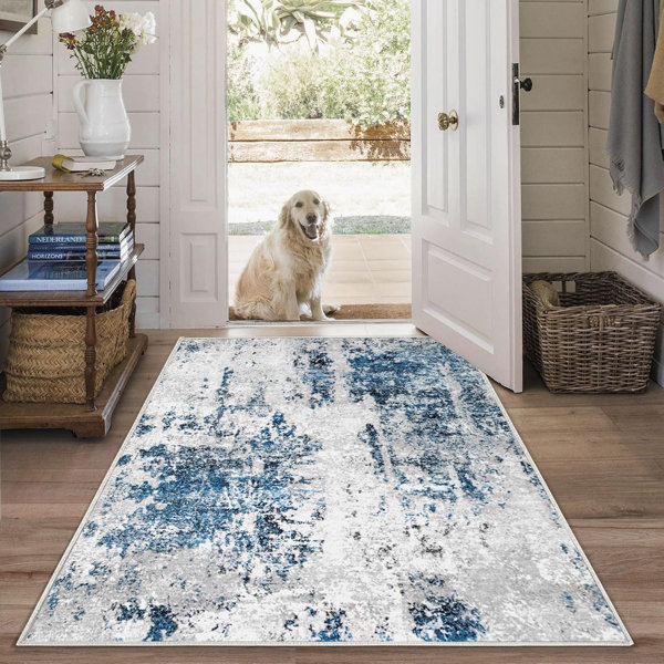 17 Stories Washable Rug 3X5 Small Rugs For Bedroom Throw Rugs For ...