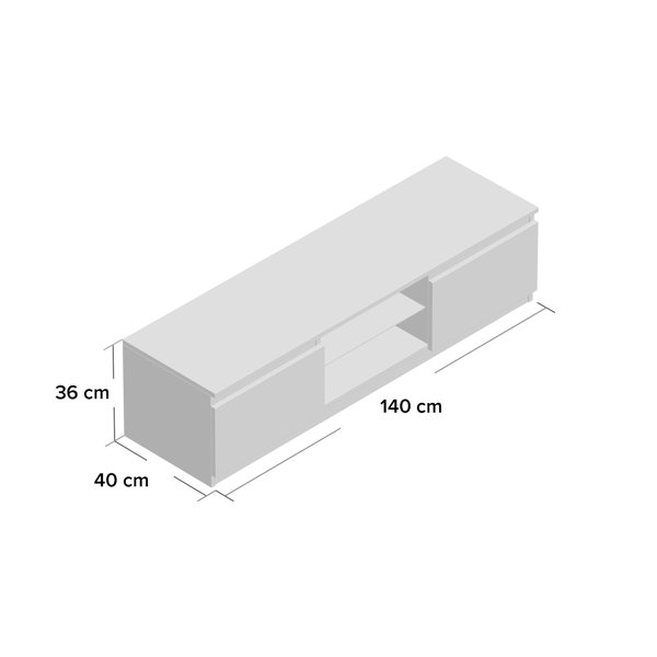 Zipcode Design Abril TV Stand for TVs up to 60" & Reviews | Wayfair.co.uk