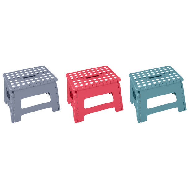 House 2 Home 1 - Step Plastic Folding Step Stool | Wayfair