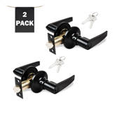 Premier Lock Complete Entry Lever Set with Single Cylinder Deadbolt ...