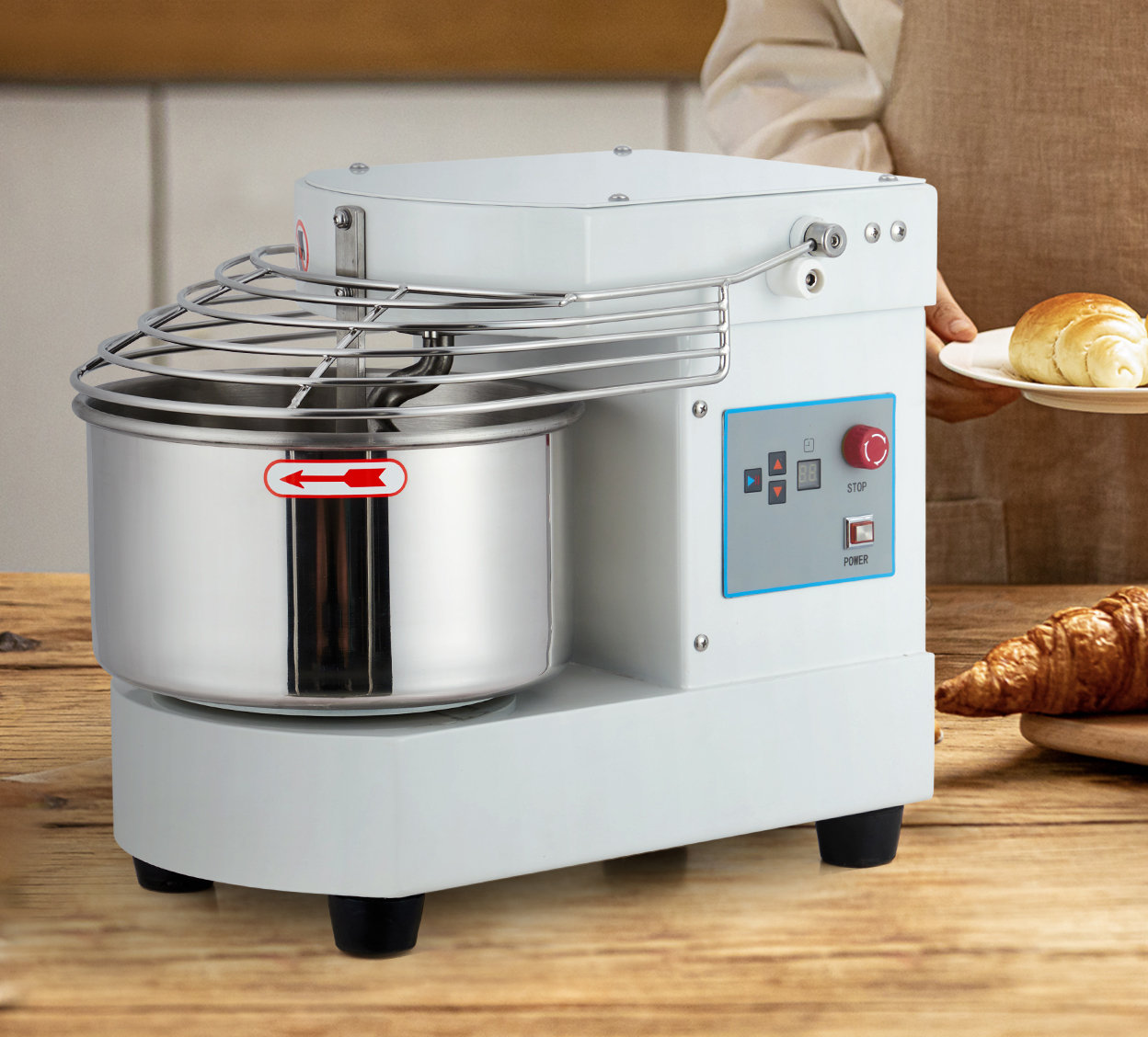 Espiron Optimum Commercial Food Mixer, Touch Screen Dough Mixer Machine ...