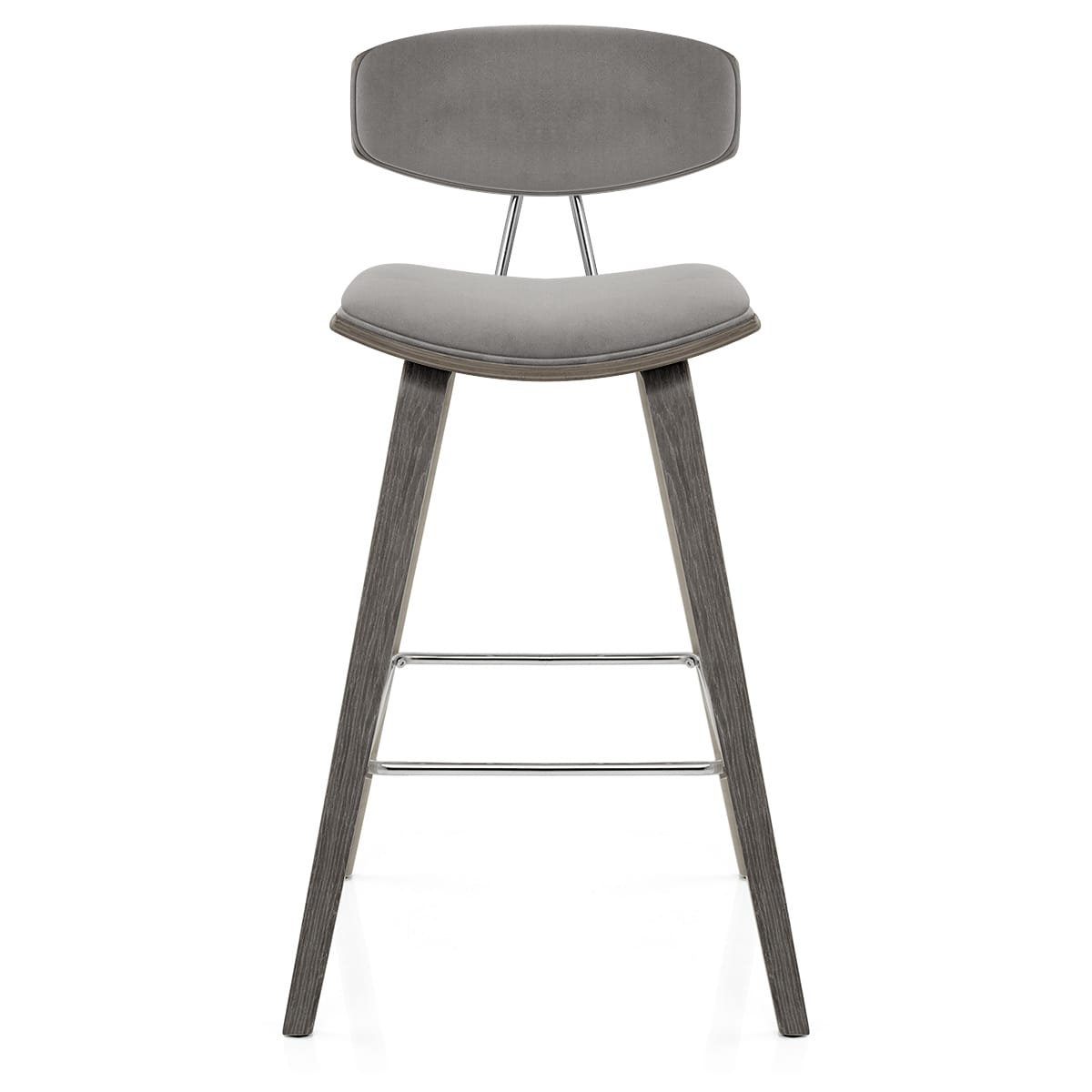 Atlanticshopping Grey Upholstered Counter Stool | Wayfair.co.uk