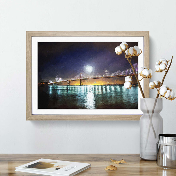 East Urban Home The San Francisco Oakland Bay Bridge in Abstract ...