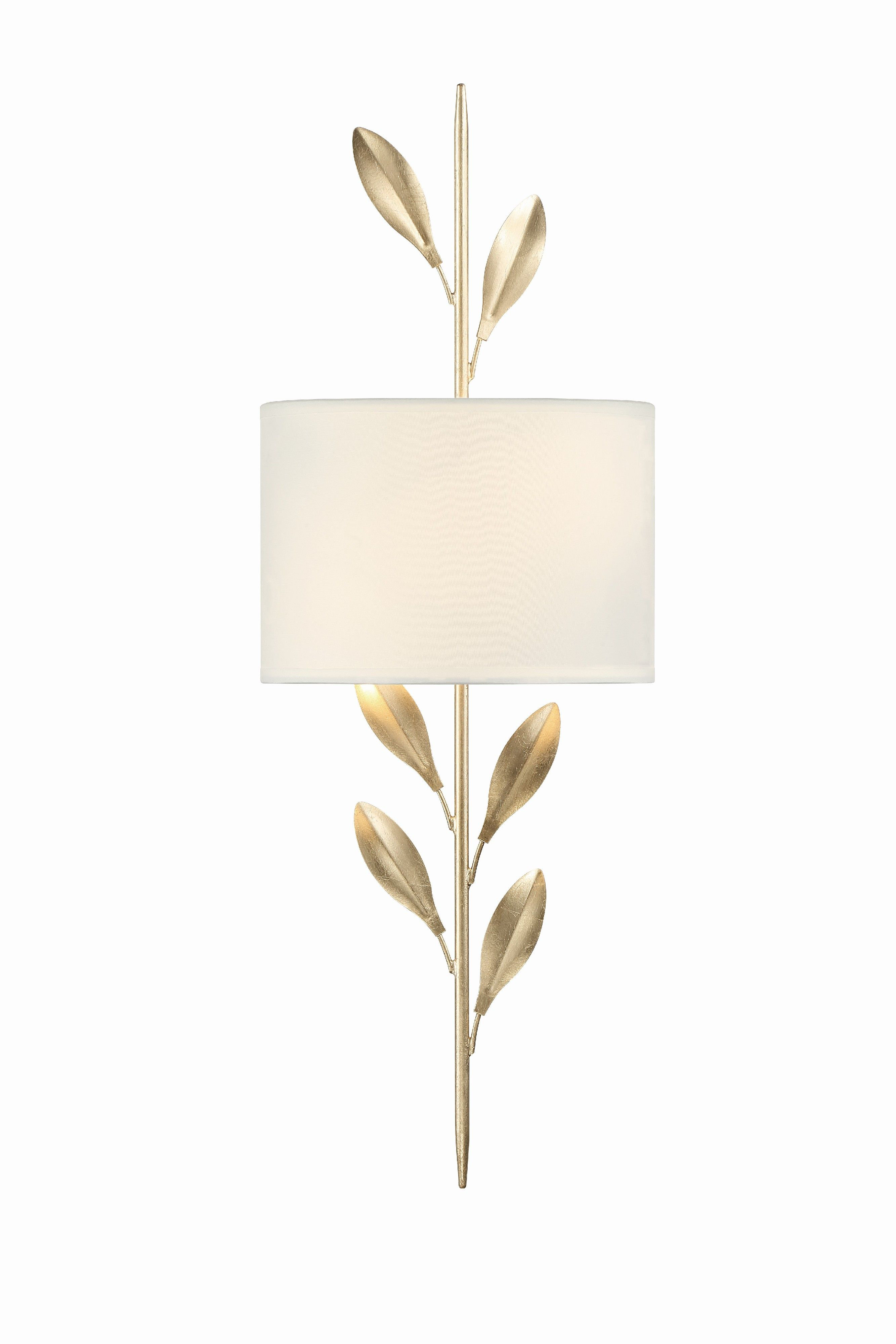 Everly Quinn Marida 2 - Light Dimmable Gold Wallchiere & Reviews | Wayfair