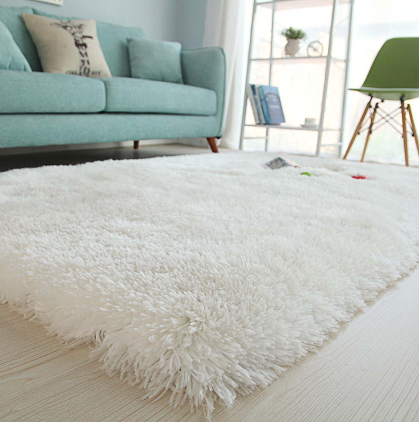 Everly Quinn Long Pile Hand Tufted Shag Area Rug | Wayfair