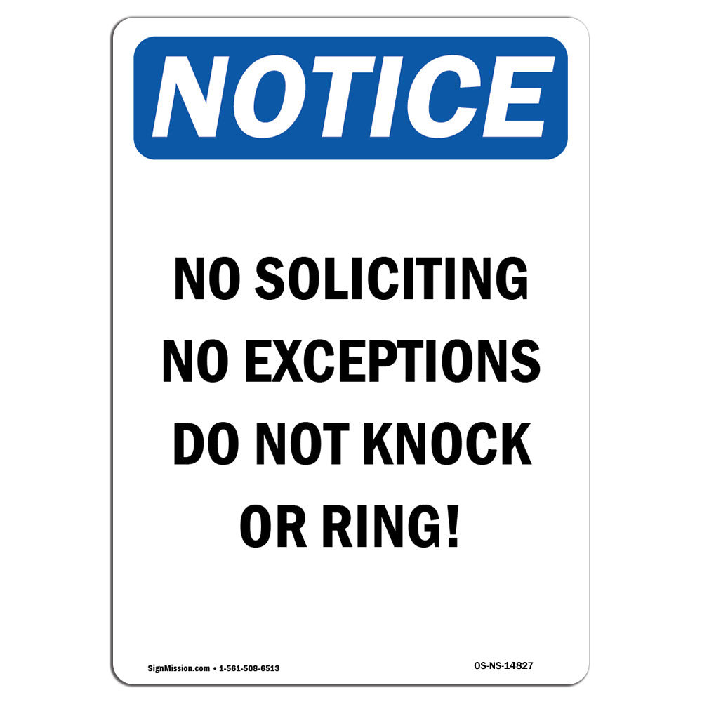 SignMission No Soliciting No Loitering No Sign | Wayfair