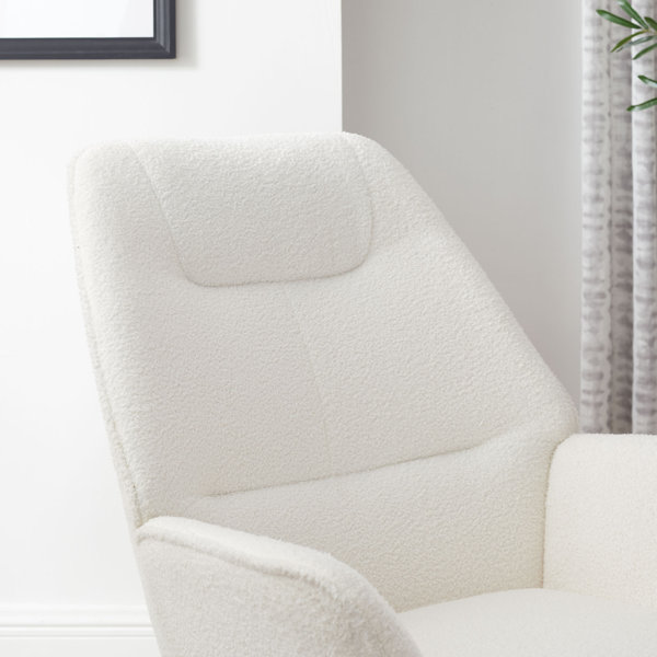 Centaur Noah 28.5" Wide Rocking Chair/Nursery Glider With Gray Wool ...