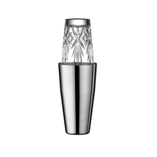 Godinger Silver Art Co Dublin Crystal Boston Cocktail Shaker 17oz ...