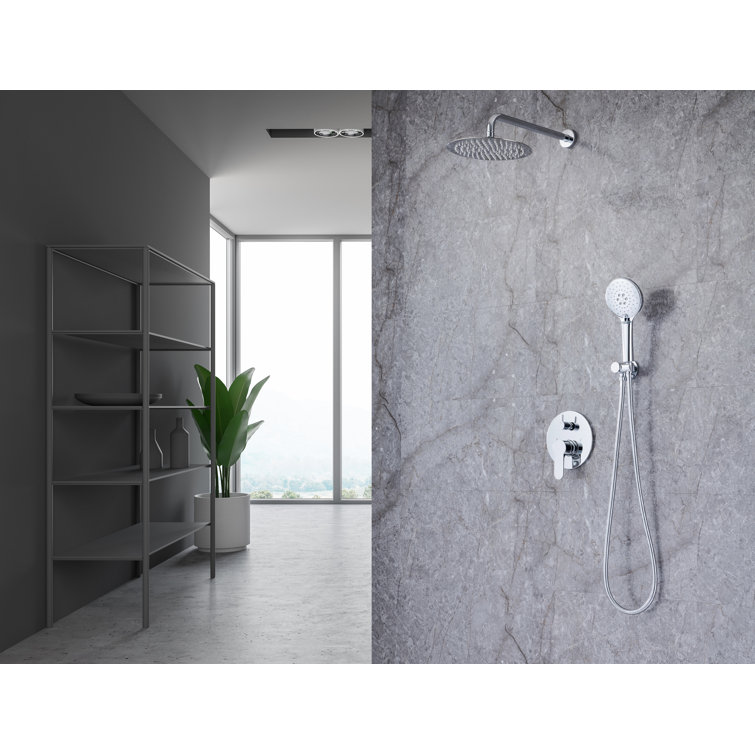 ACME Furniture Thermostatic Complete Shower System with Rough in-Valve ...