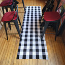 Gracie Oaks Skookum Farmhouse Living Buffalo Check Kitchen Rug ...