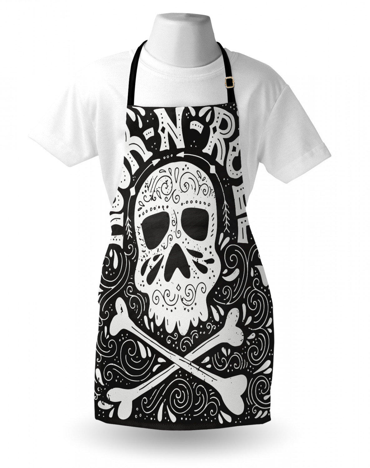 East Urban Home Rock and Roll Apron | Wayfair
