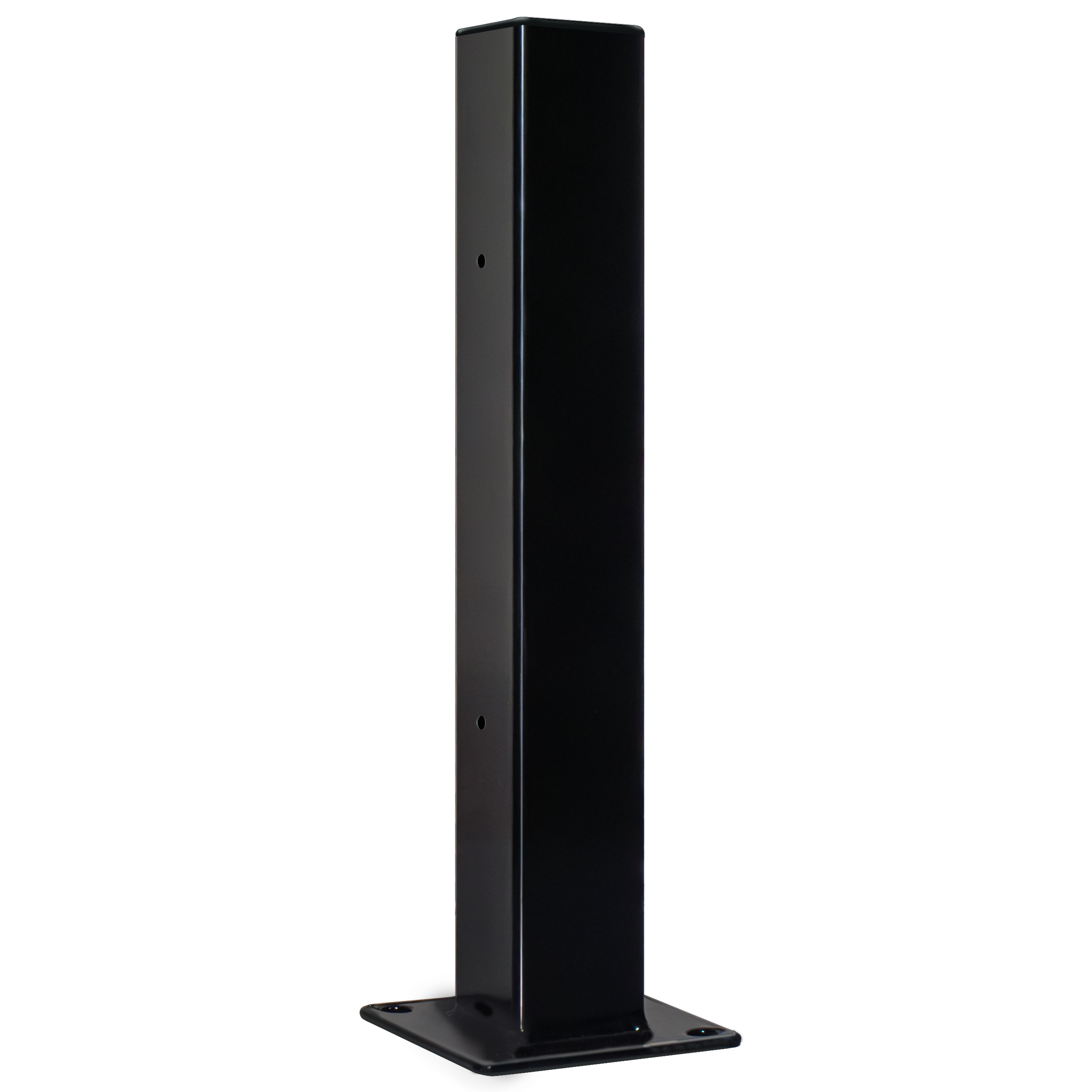 OUTDECO 18" Galvanized Steel Wall Extension Post, Black & Reviews | Wayfair