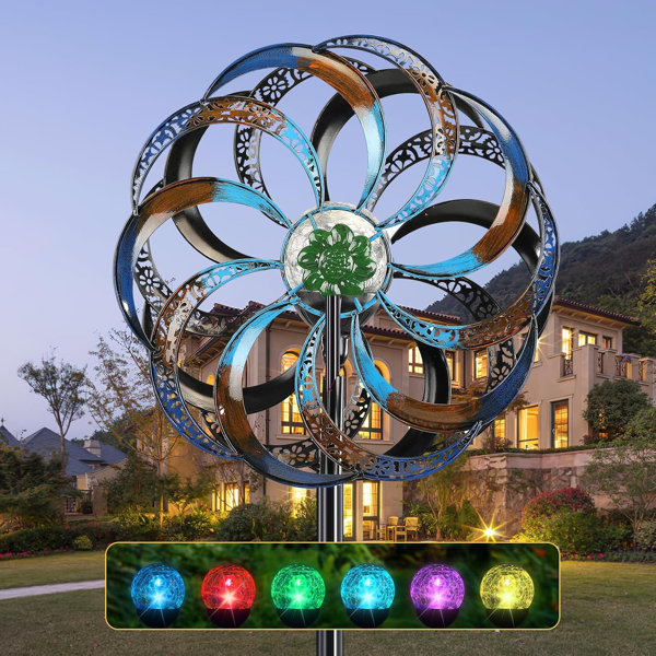 Arlmont & Co. Wind Spinners For Yard And Garden Wind Sculptures ...