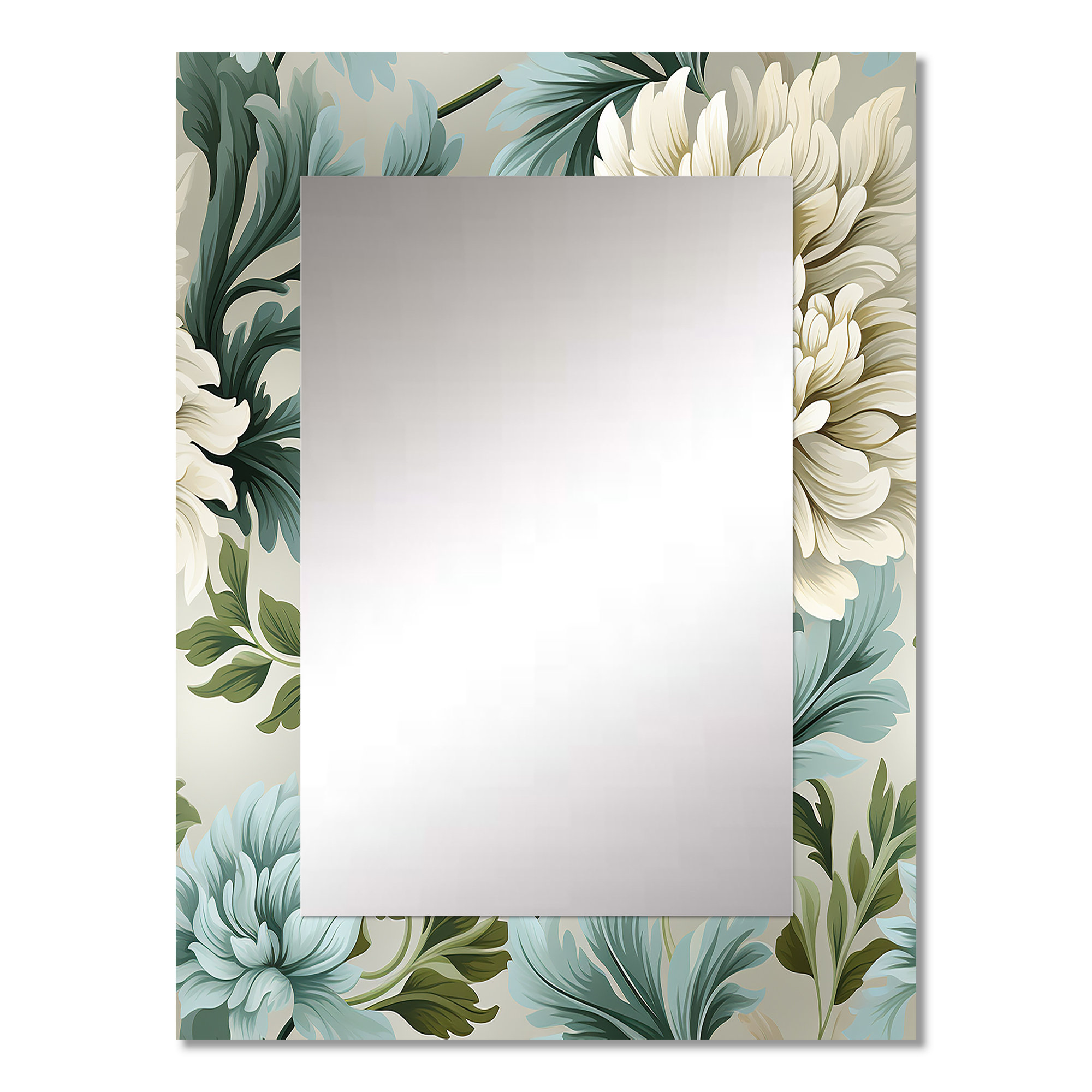 Bungalow Rose Anteaus Petal Symphony Green Damask Harmony - damask ...