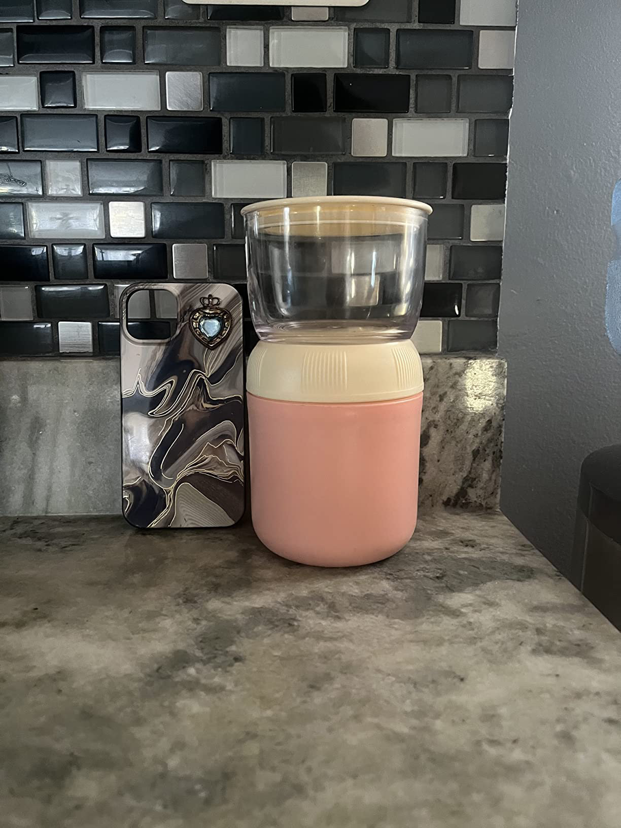 Ivy Bronx Insulated Yogurt Container with Topping Cereal or Oatmeal Cup ...
