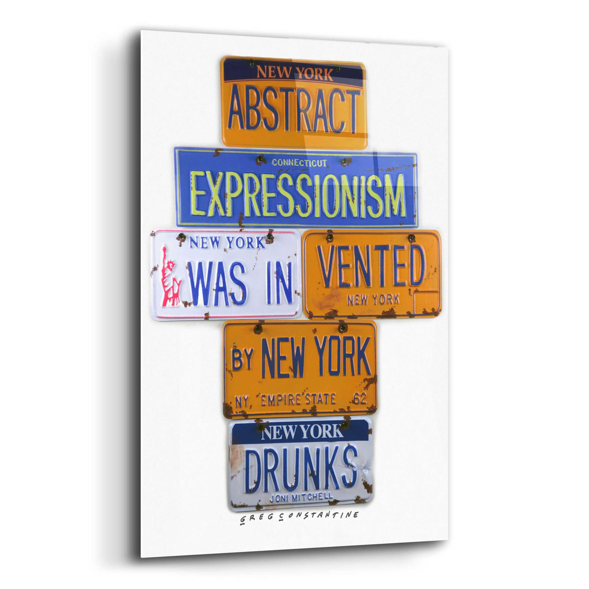 Trinx Mitchell NY Drunks On Plastic/Acrylic by Gregory Constantine ...