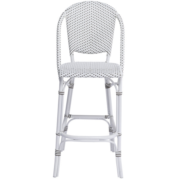 Sika Design Sofie Outdoor Bar Stool with Cappuccino Dots | Wayfair
