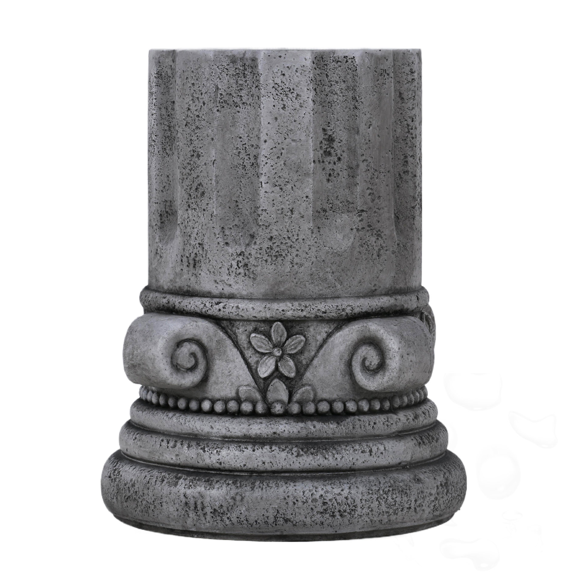 Astoria Grand Cement Outdoor Roman Column-Shaped End Tables | Wayfair