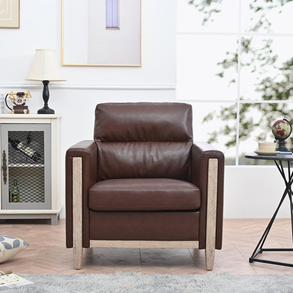 Latitude Run® Khajag Faux Leather Armchair - Wayfair Canada