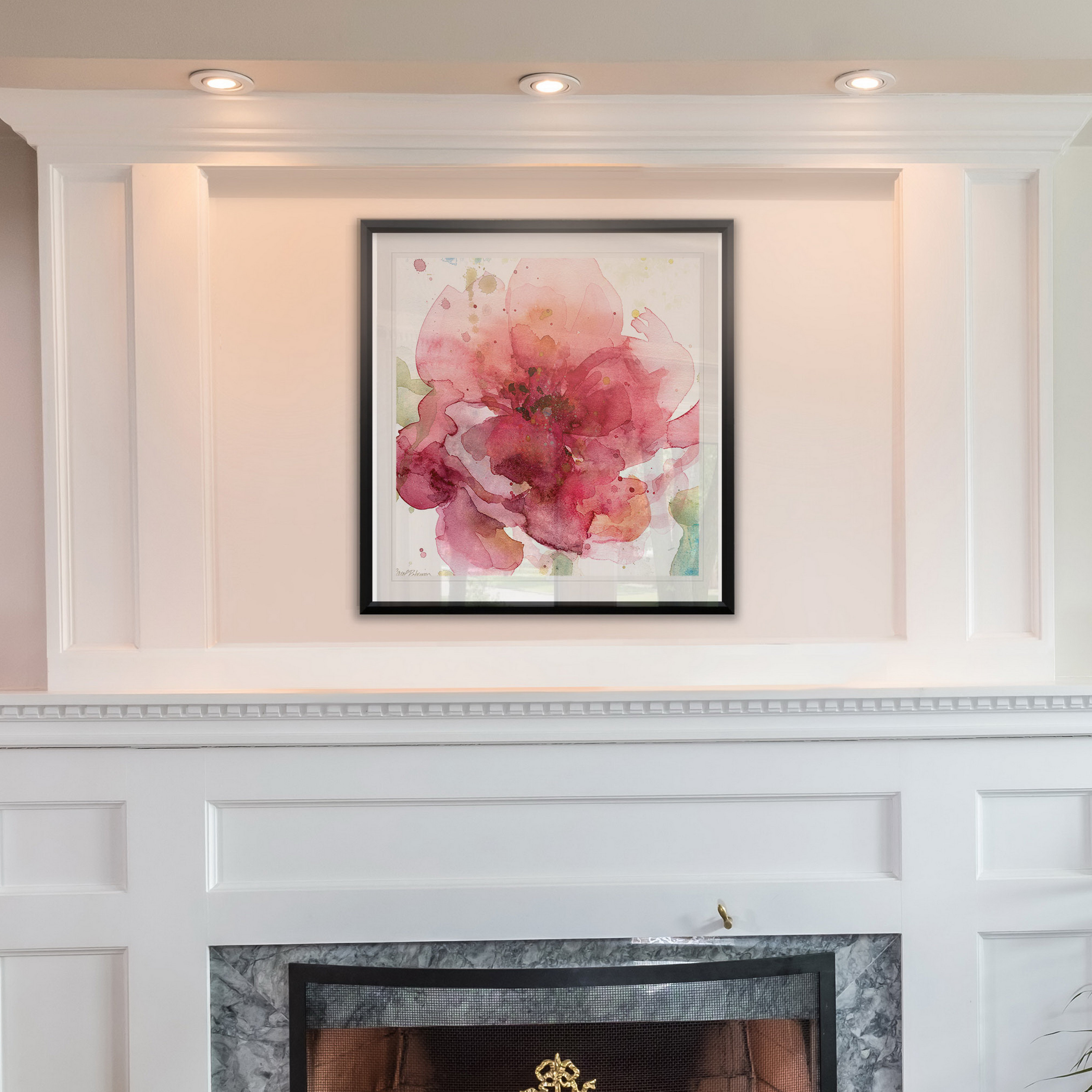 Winston Porter Bold Blush I - Picture Frame Print | Wayfair