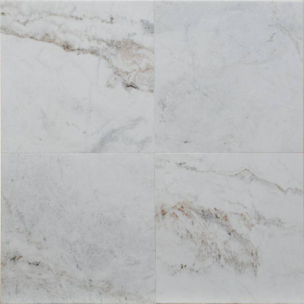 Tile & Mosaic Depot 18" x 18" Marble Marble Look Wall & Floor Tile ...