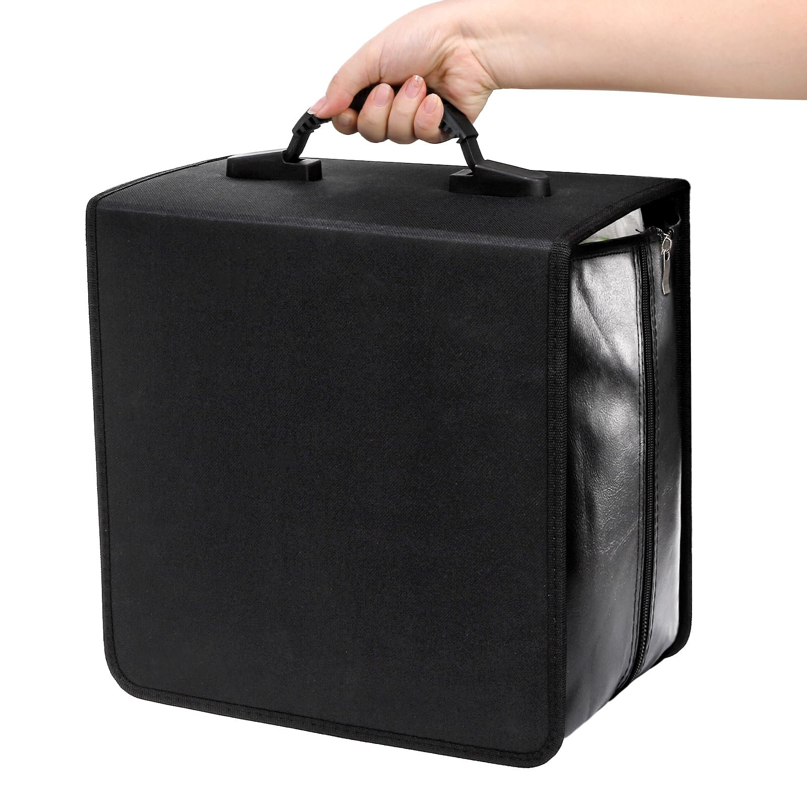 Winston Porter CD DVD Case Holder, 520 Capacity CD Binder DVD Storage ...