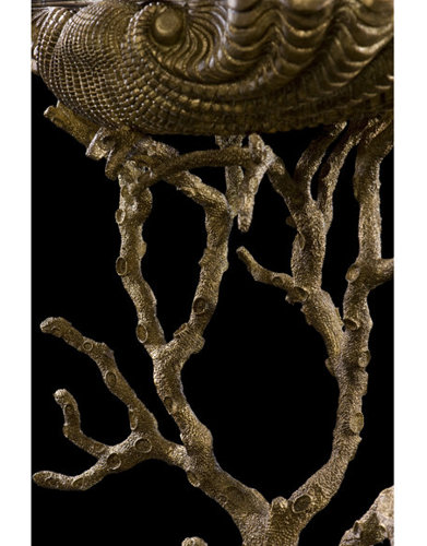 Theodore Alexander Gilt Grotto Solid Wood End Table | Perigold