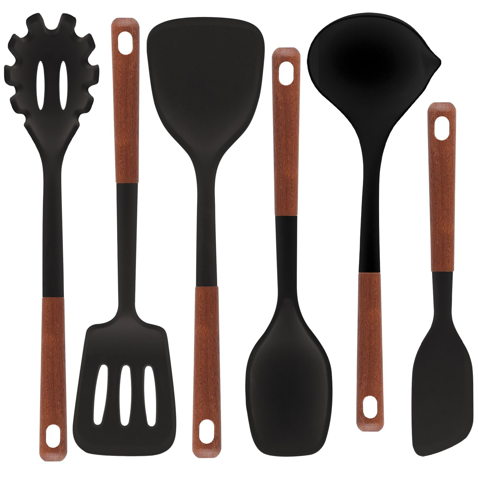 Wuyi 6 Piece Cooking Utensil Set | Wayfair