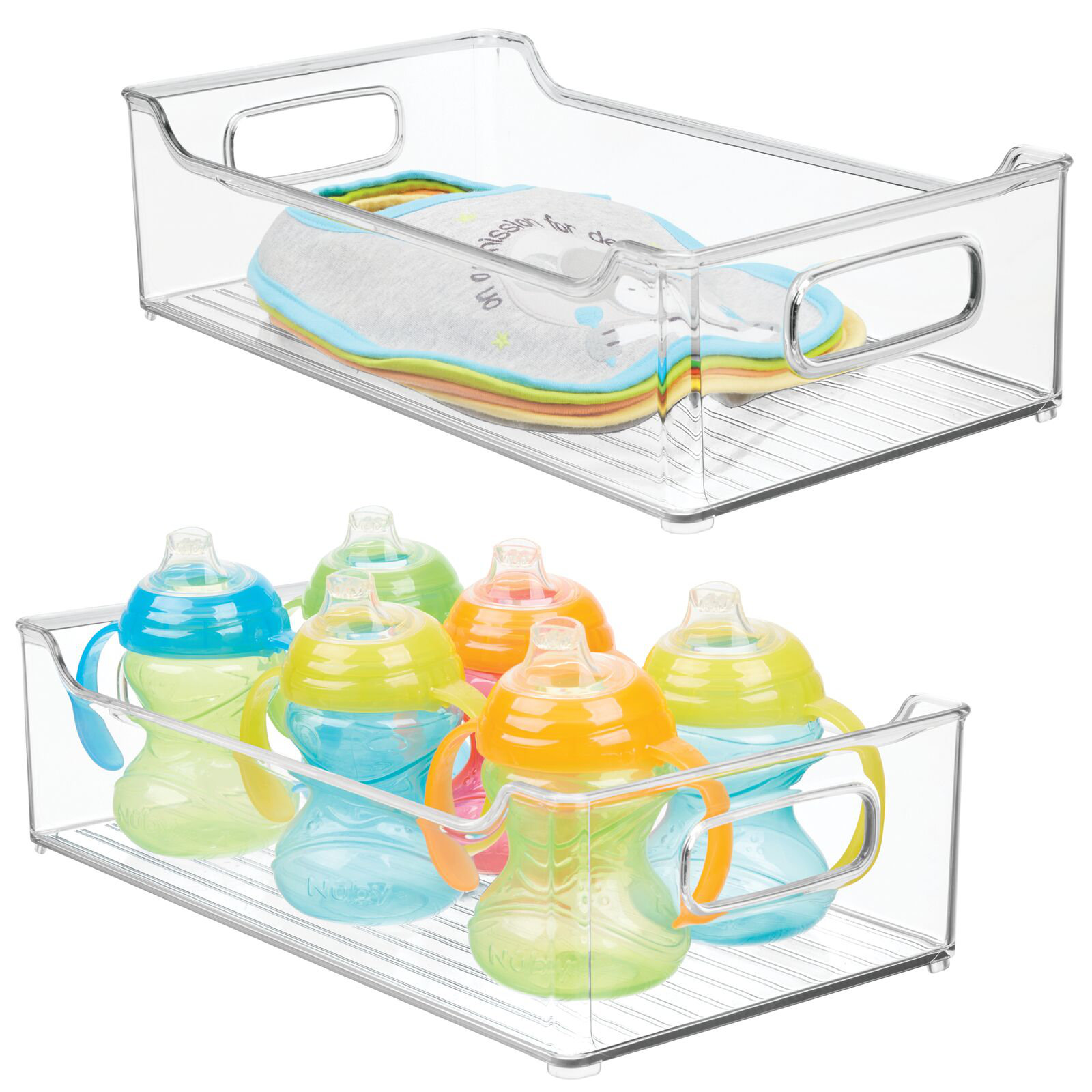 mDesign Plastic Storage Organizer Bin for Baby/Kid Essentials | Wayfair