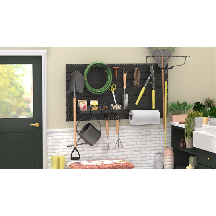 ClosetMaid ProGarage Tool Organizer Slatwall Hang Track Kit, 21.56"H x ...