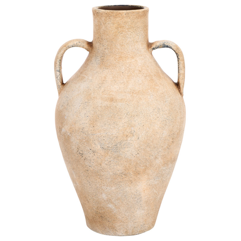Gracie Oaks Howlan Natural Stoneware Vase & Reviews | Wayfair
