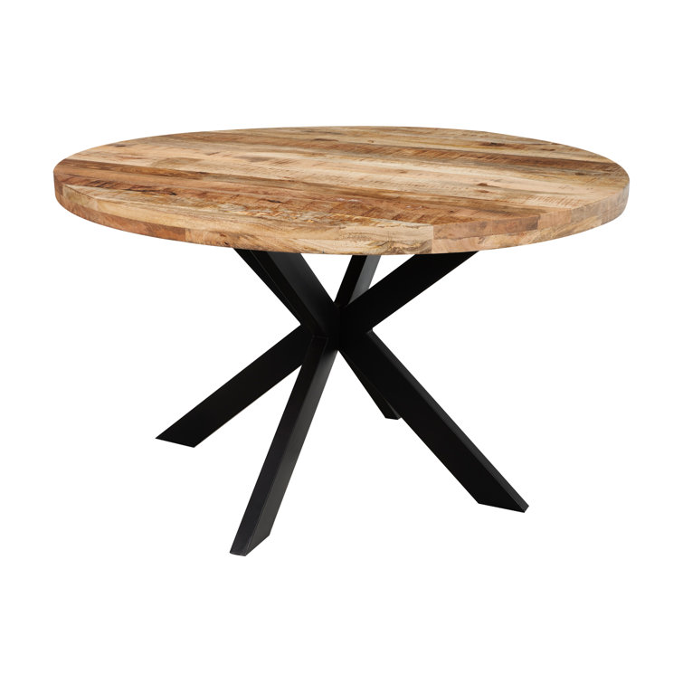 Union Rustic Powden Round 130Cm Dining Table | Wayfair.co.uk