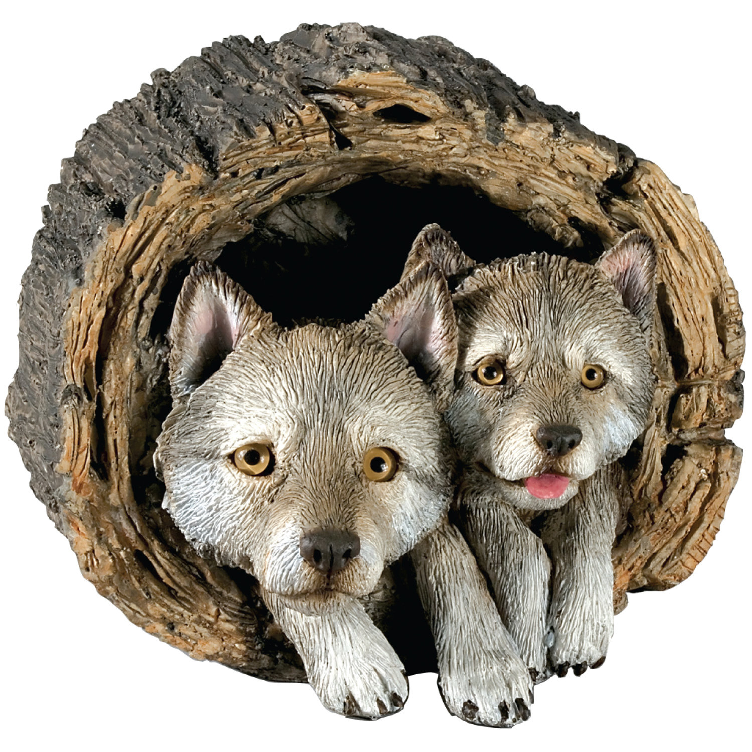 Sandicast Forever Friends Wolf Pups Sculpture & Reviews | Wayfair