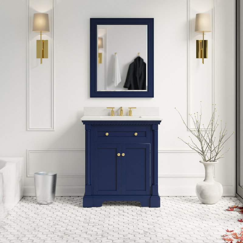 Three Posts™ Fossen 30'' Single Bathroom Vanity with Top & Reviews ...