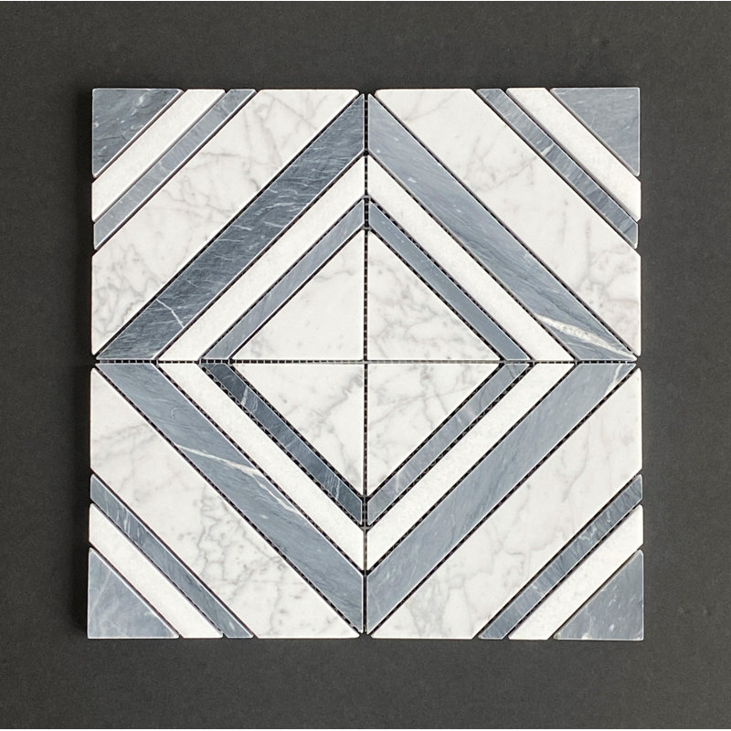 ES Stone Marble Grid Mosaic Wall Tile | Wayfair