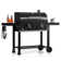 Alphamarts 34" Dual Zone Charcoal BBQ Grill with Liftable Trays and 2 ...