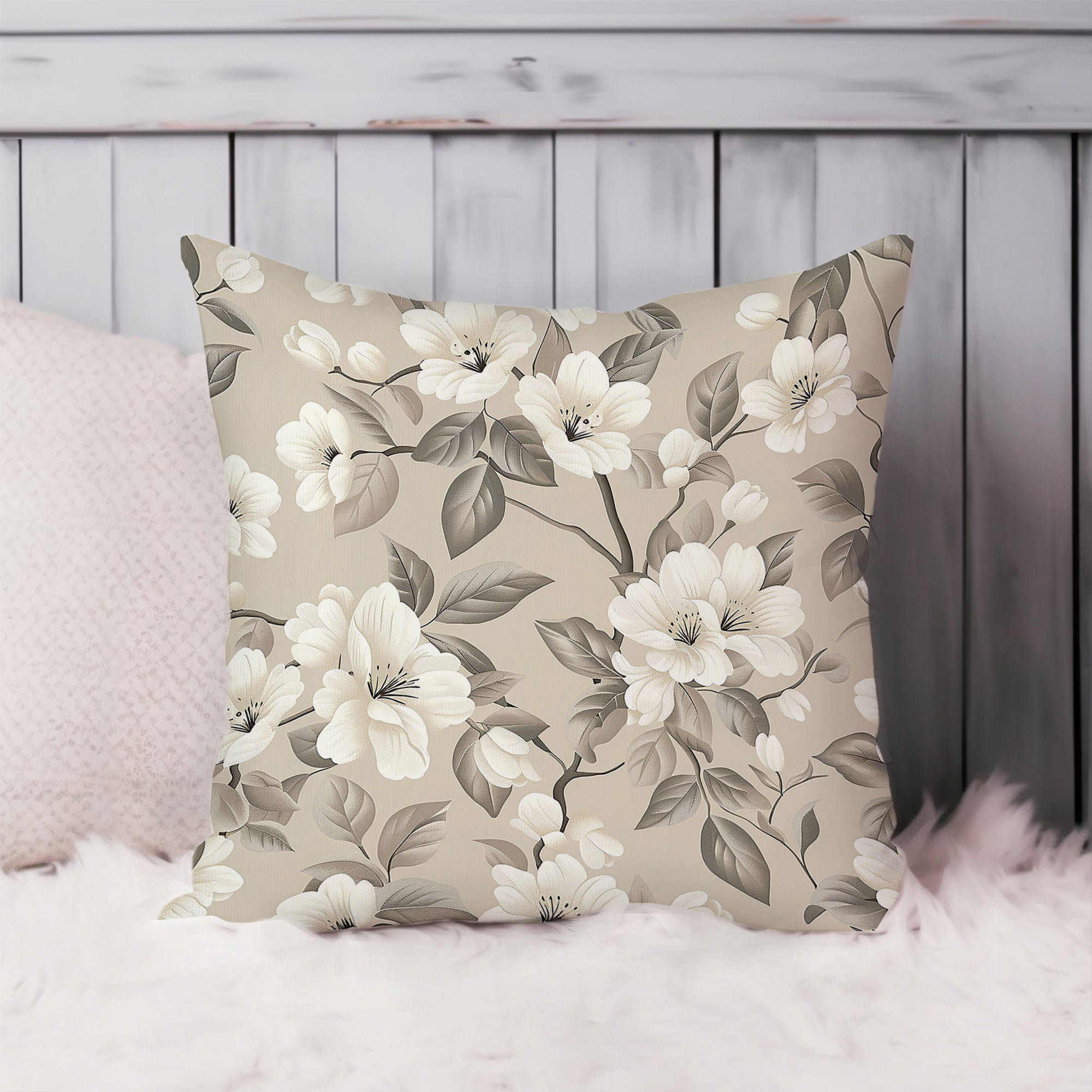 Ethan Taylor Floral Muted Neutral Flowers XII | Wayfair