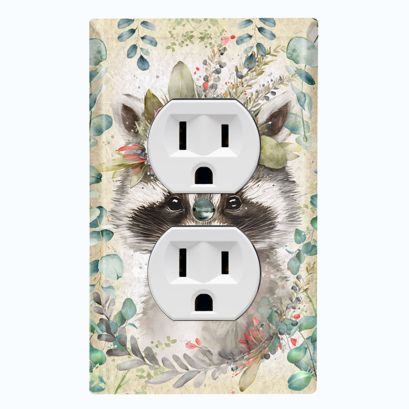 WorldAcc Wildlife 1 -Gang Duplex Outlet Wall Plate | Wayfair