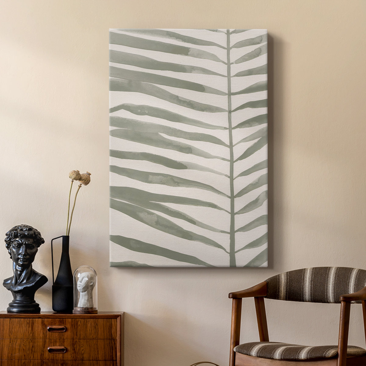 Dakota Fields Frond Fingers II -Custom Wrapped Gallery Cavas - Wayfair ...