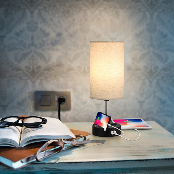 Ebern Designs Omender Metal USB Accent Lamp | Wayfair