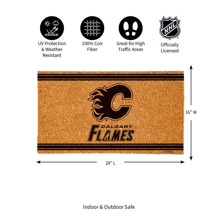 Evergreen Enterprises, Inc Calgary Flames, PVC Mat 1C - Wayfair Canada