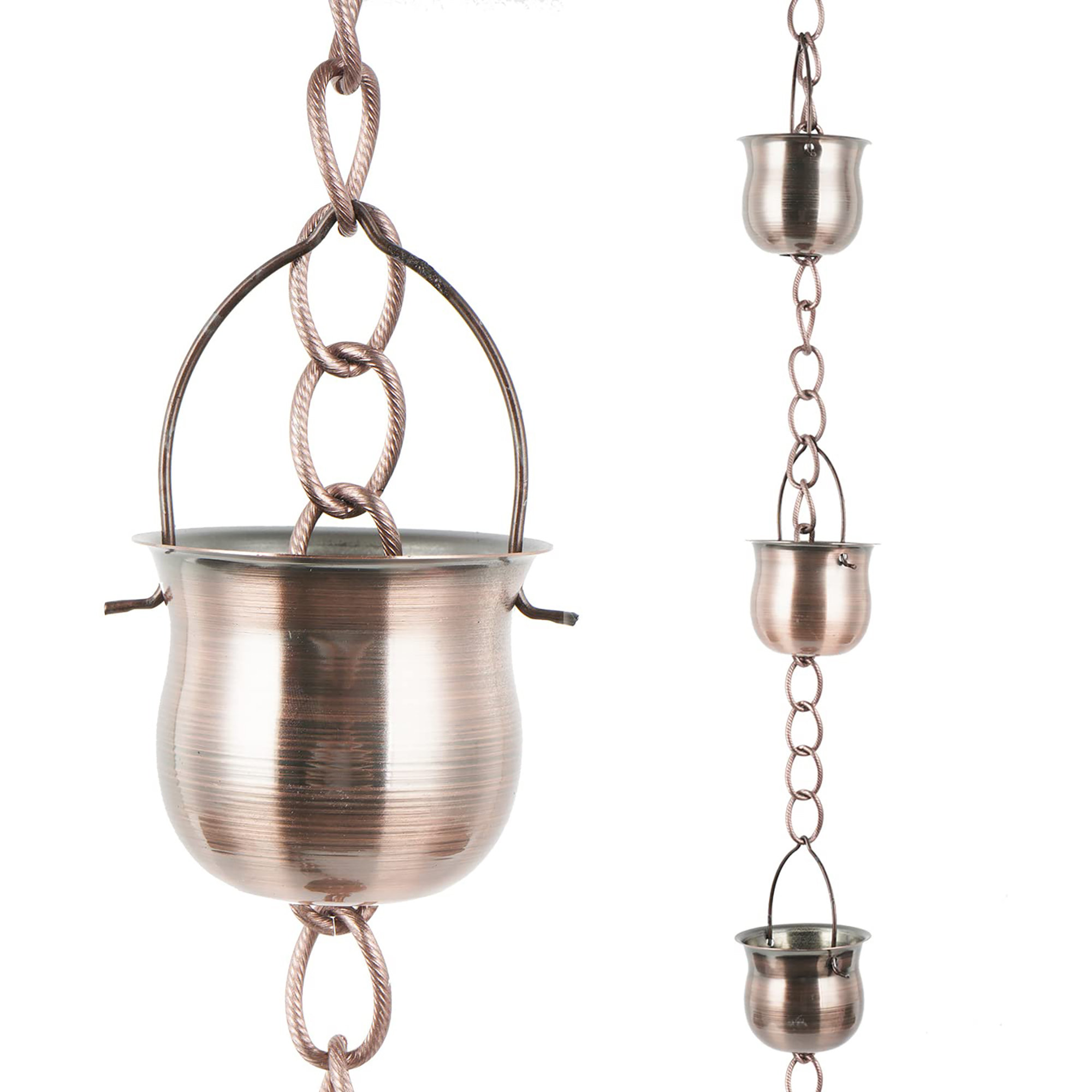 Latitude Run® Metal Decorative Rain Chain | Wayfair