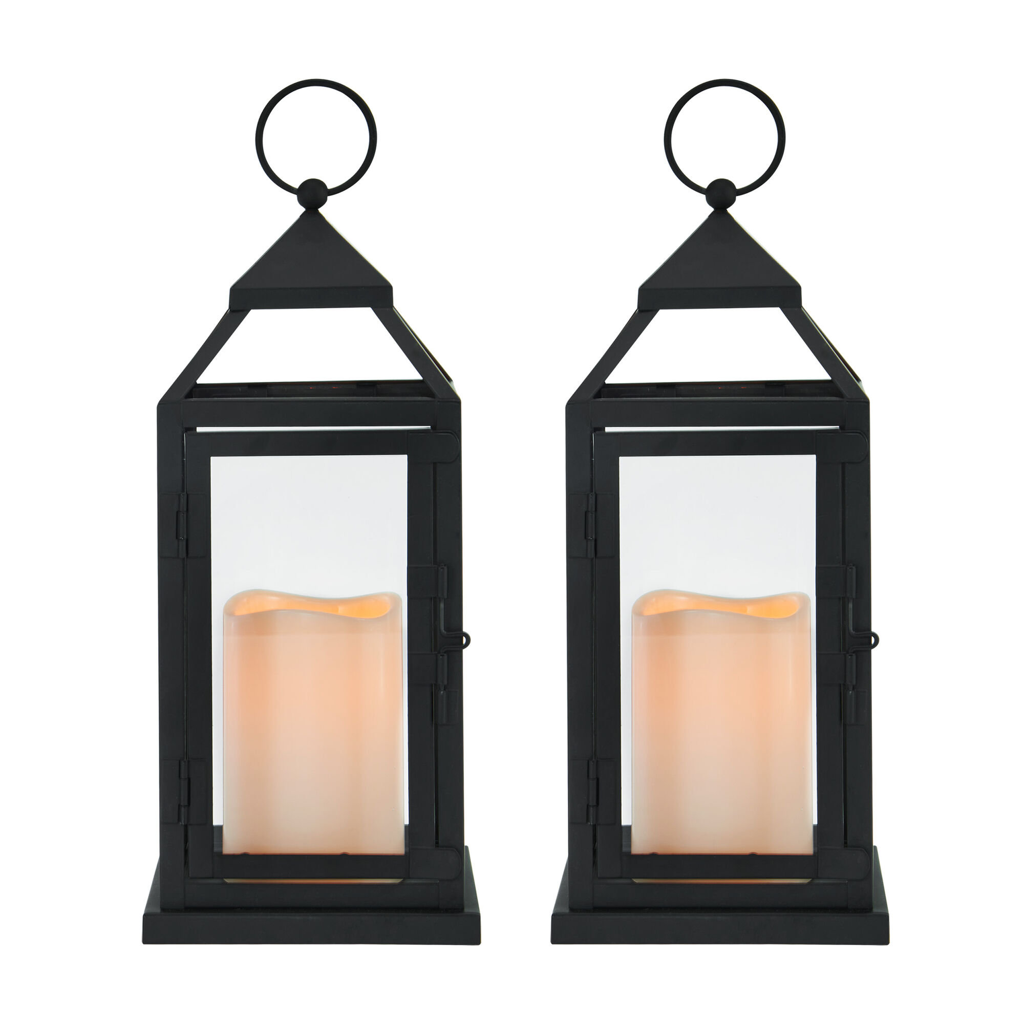Elements Classical Lantern with LED Pillar Candle Decorative Wedding ...