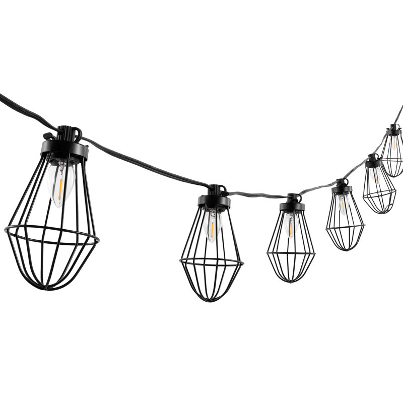 Joss & Main Baltimore 120'' Teardrop Caged String Lights & Reviews ...