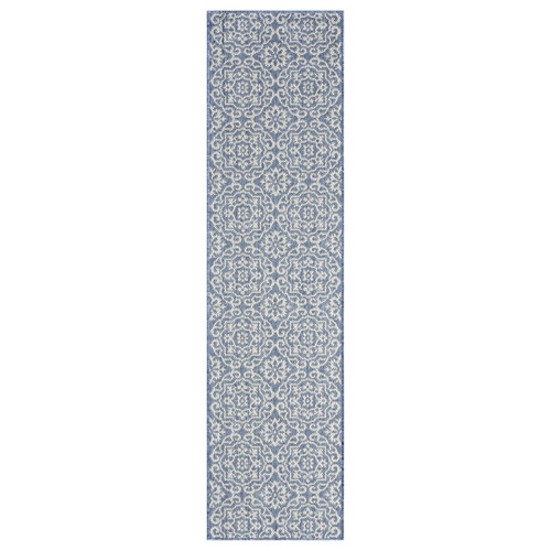 Blue & Gray & Silver Hallway Runners You'll Love | Wayfair