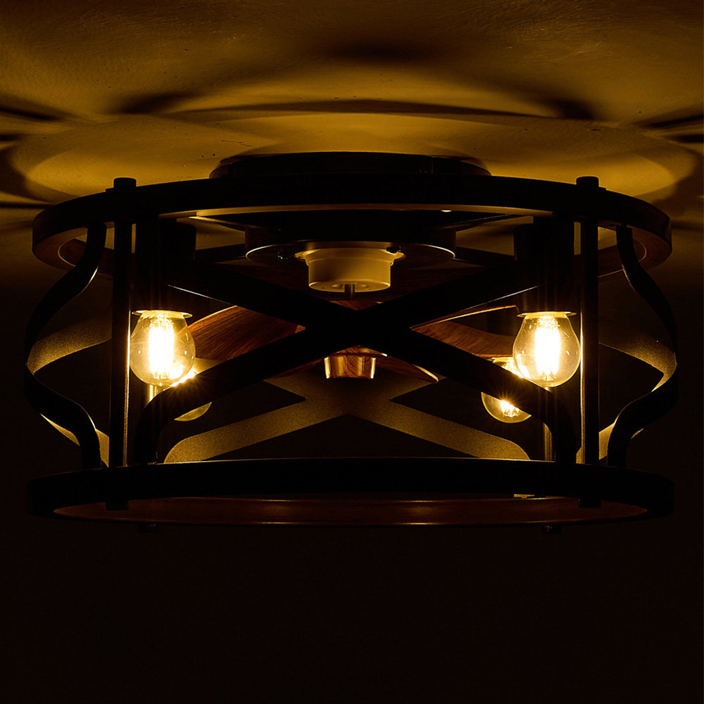 Borough Wharf Ceiling Fan Light with Remote Control | Wayfair.co.uk