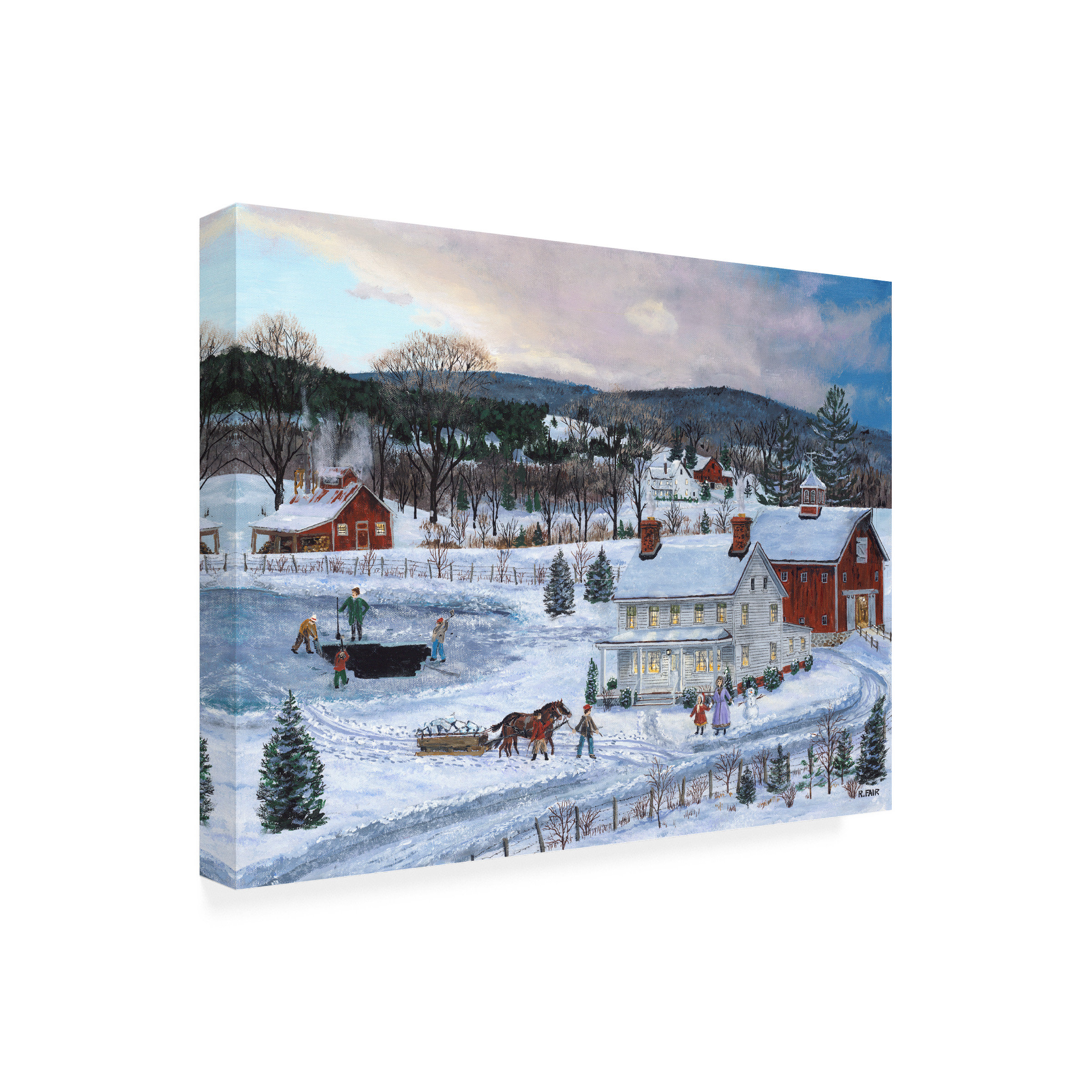 Ebern Designs Bob Fair Many Loads Of Ice Canvas Art - Wayfair Canada